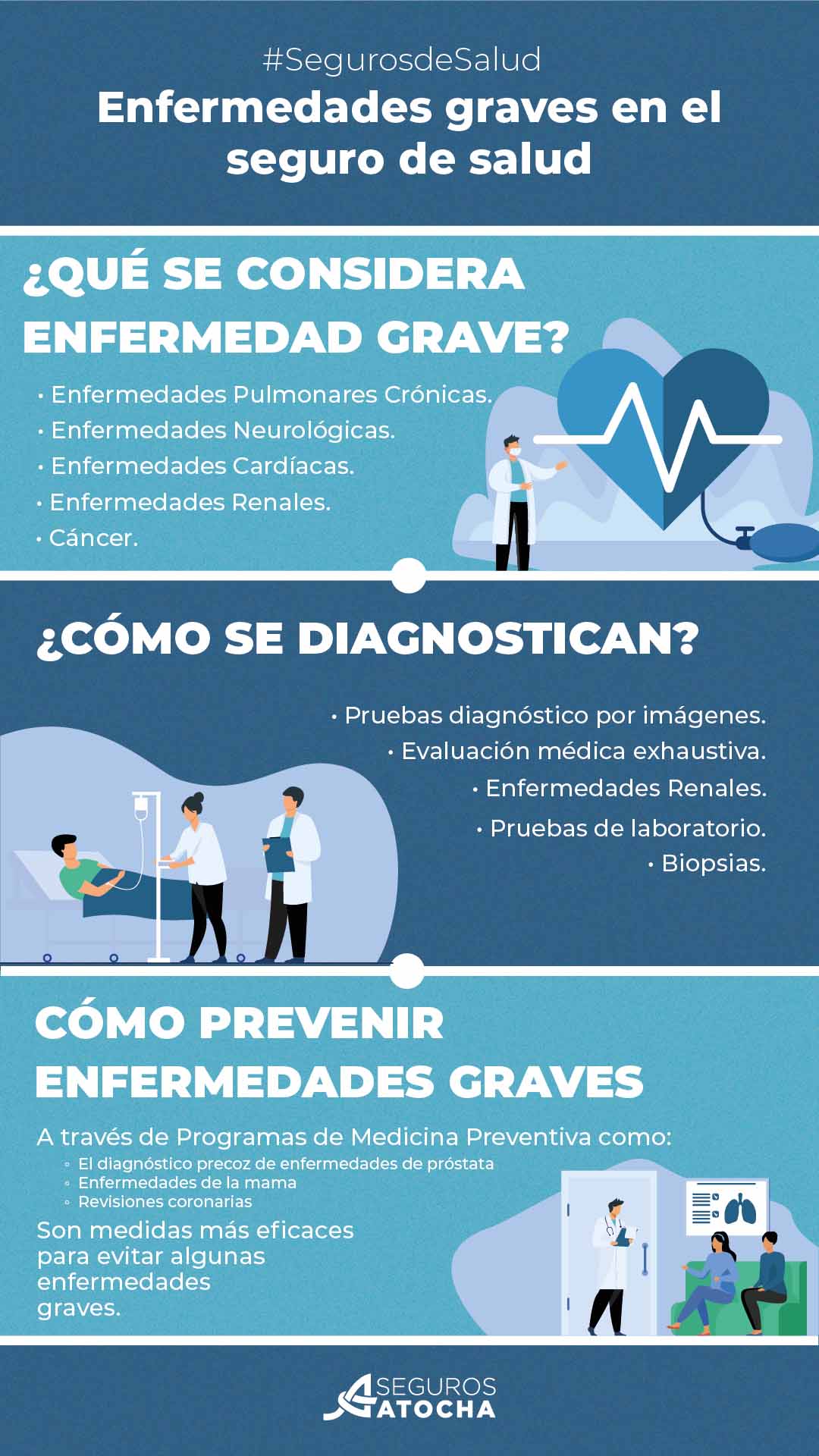 Enfermedades graves en el seguro de salud - Seguros Atocha